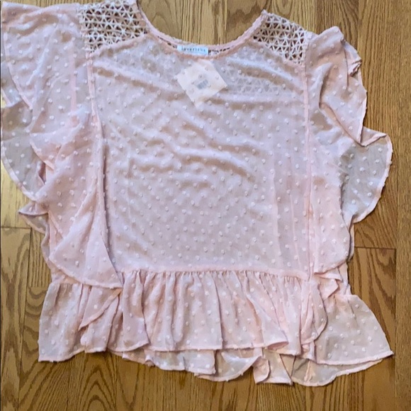 Tops | See Through Baby Pink Adorable Top | Poshmark